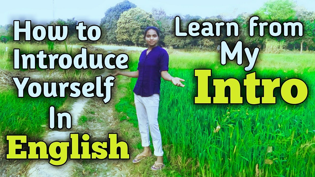 How to introduce yourself in English ??Learn from My full introduction ...