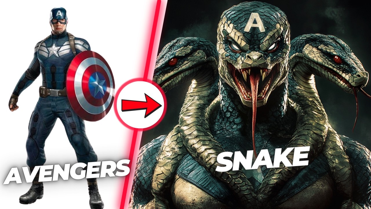 AVENGERS But SNAKE 🐍All Characters (Marvel & DC) 2024💥 - YouTube
