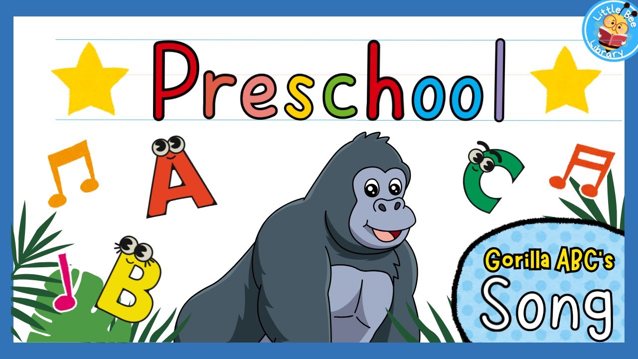 🦍🎶 Gorilla ABC’s! 🎵🔤 Preschool Toddler Songs Fun Alphabet Song for Kids ...