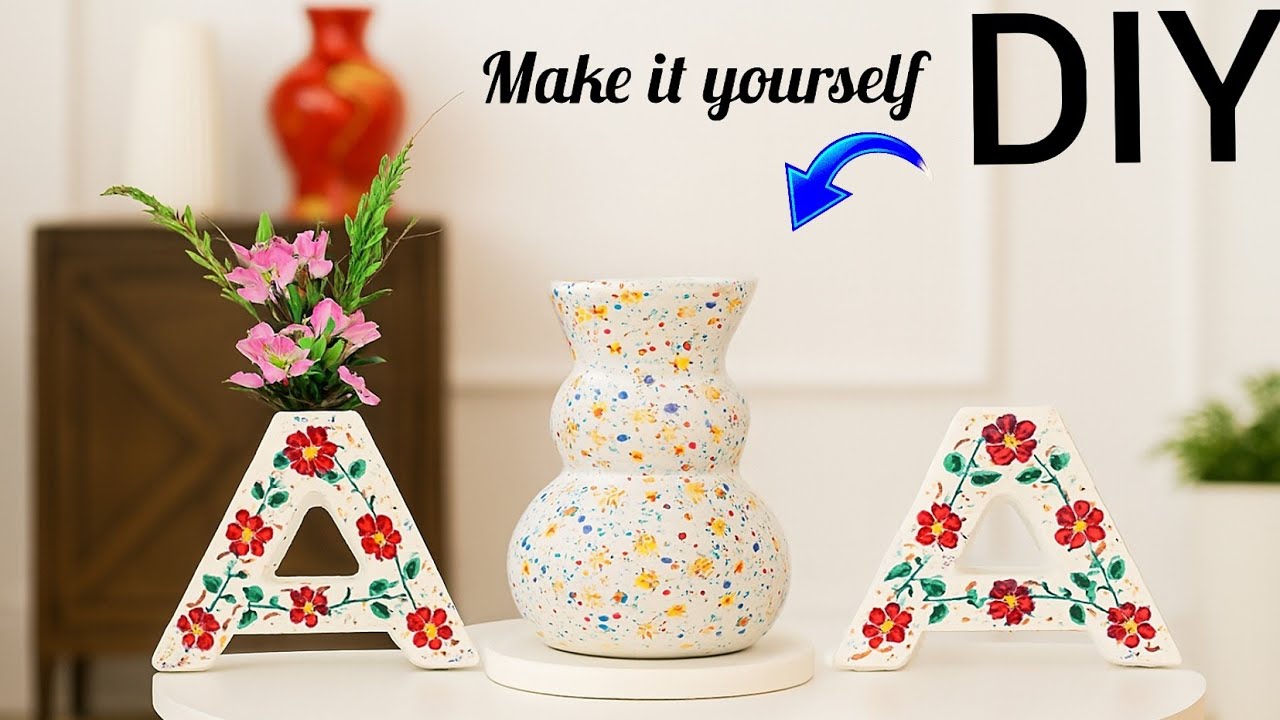 Making a flower pot: Easy ways to make a flower pot - YouTube