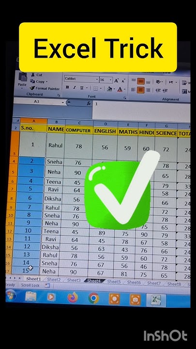 Excel Tricks Excel Exceltips Exceltutorial Exceltricks Computer Msexcel Youtube