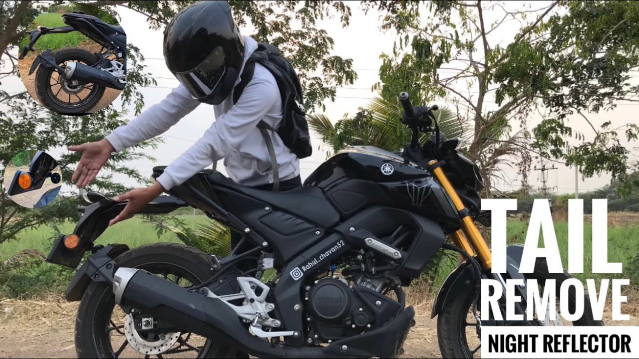 Mt15 Tail Night reflector Remove |tail tidy|😍⚡️ - YouTube