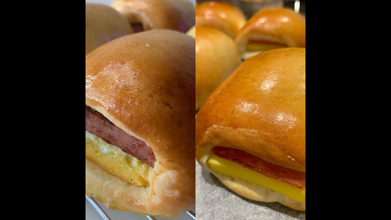 Hong Kong style Luncheon meat/Ham and Egg bread 港式餐蛋/腿蛋包 - YouTube