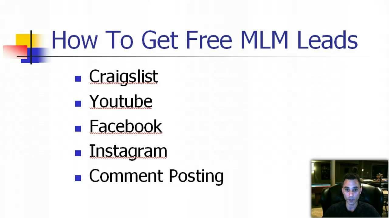 How To Get Free MLM Leads - Generate Leads at No Cost - YouTube