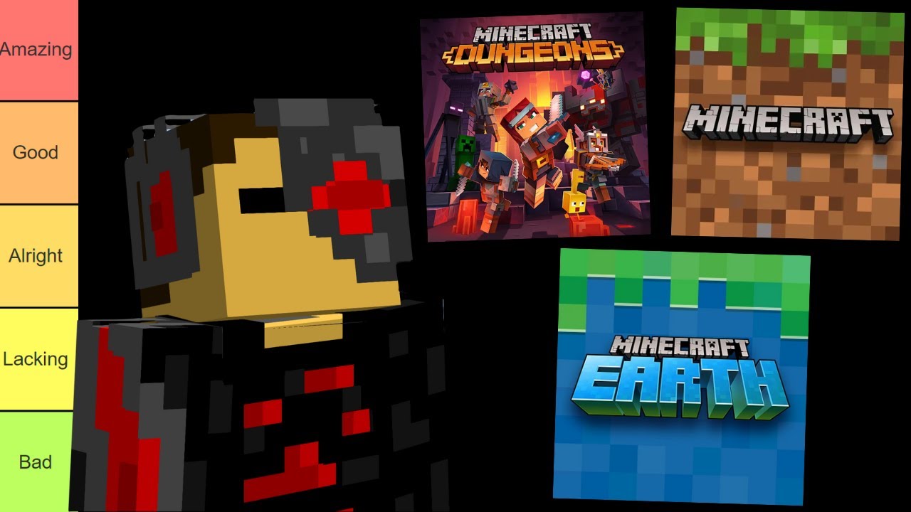 Minecraft GAMES TIER LIST - YouTube