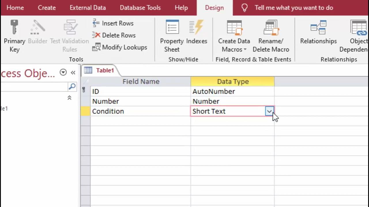 How to apply conditions in Microsoft Access@COMPUTEREXCELSOLUTION - YouTube
