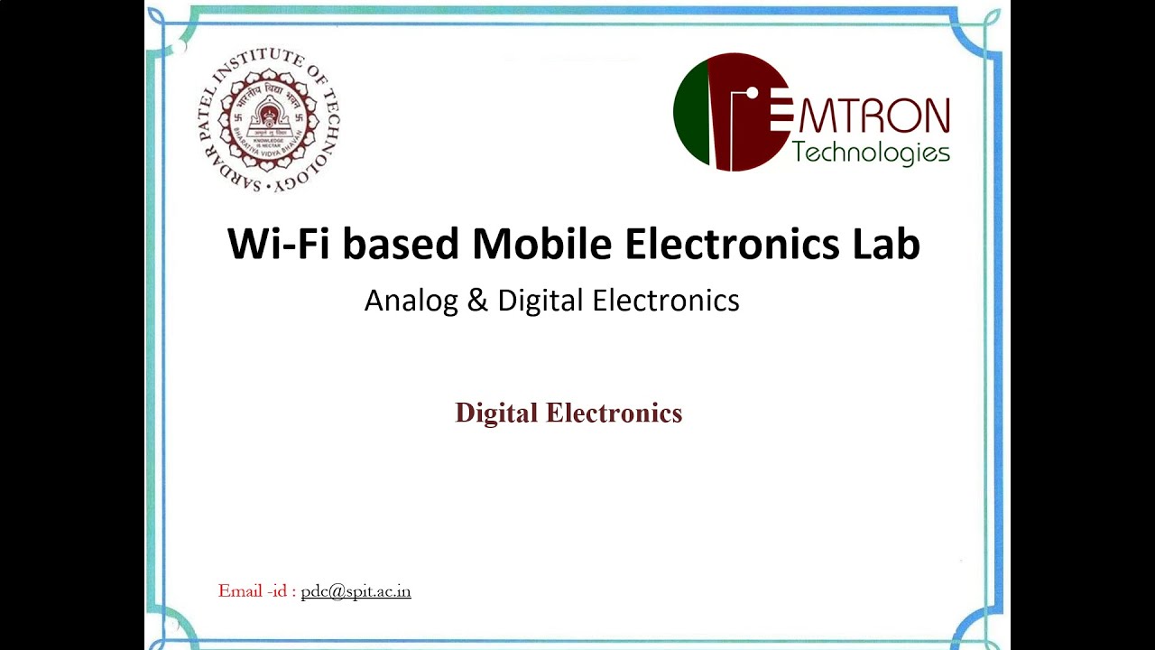 PDC Mobile Lab | Digital Electronics | Introduction to Mobile Lab - YouTube