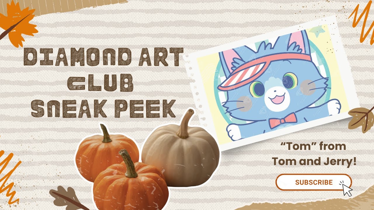 Diamond Art Club Sneak Peek || New Tom and Jerry Kits || "Tom" - A ...