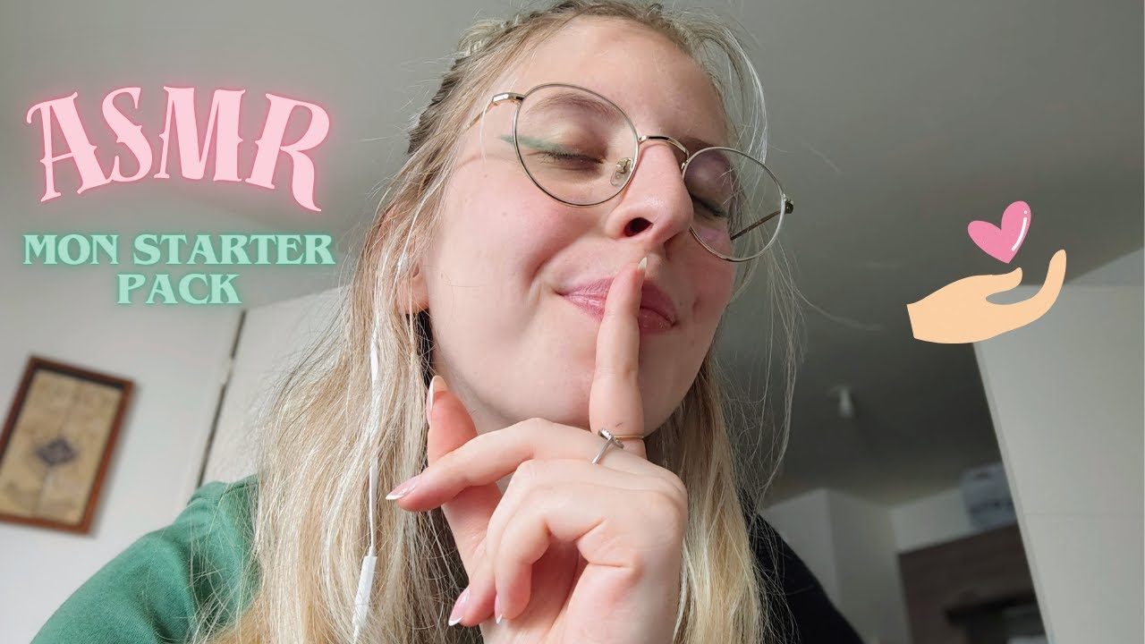ASMR | Mon starter pack (blabla et petits objets relaxants...) - YouTube
