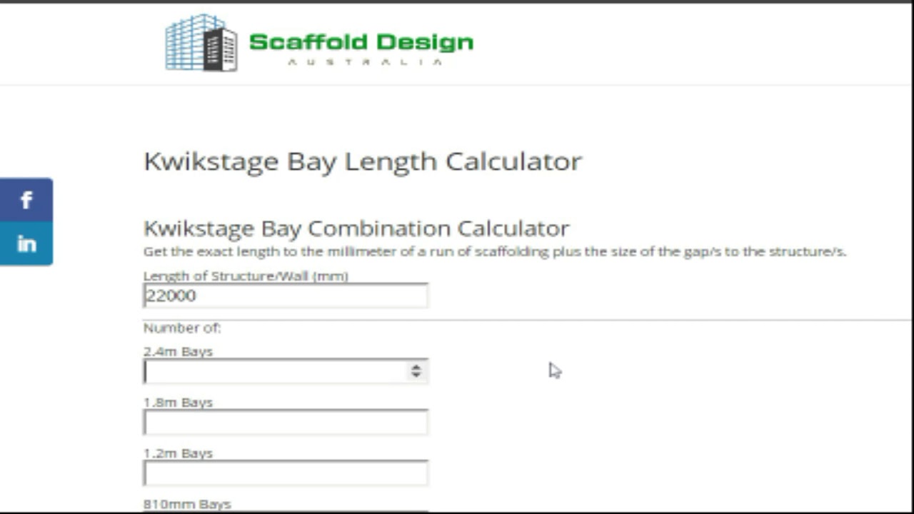 Scaffold Length Calculator - YouTube