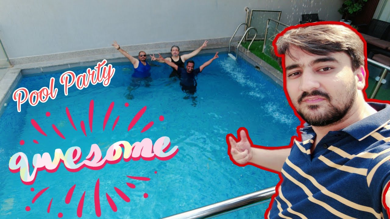 Farmhouse Pool Party In Saudi Arabia 🏊‍♂️ | Life of Pakistani In Saudi ...