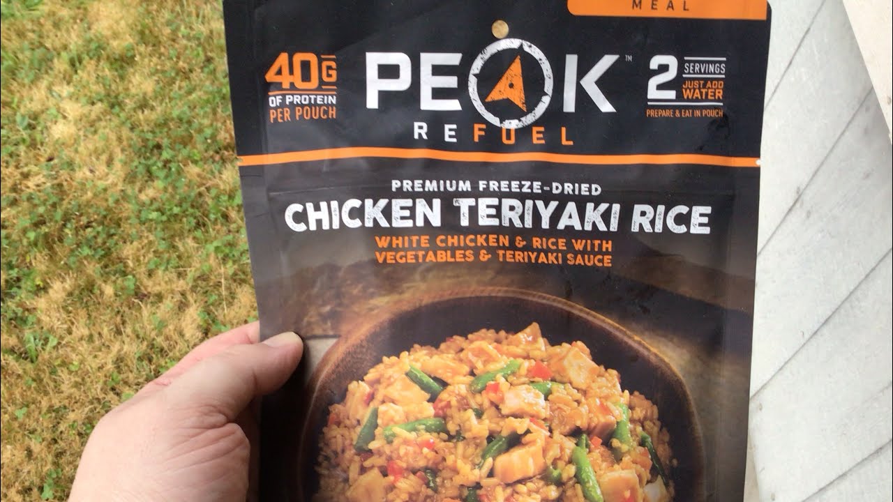 Peak Refuel "Chicken Teriyaki Rice" Meal Review - YouTube