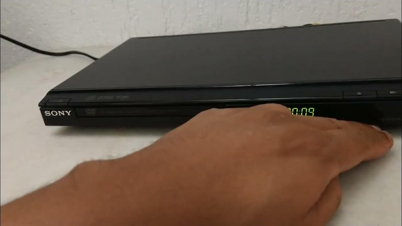Aparelho De Dvd/cd Player Sony Dvp-sr200 Usb Mp3 Bivolt Slim - YouTube