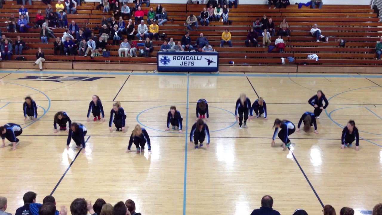 Roncalli Jets Dance Team - Dec. 2013 - YouTube