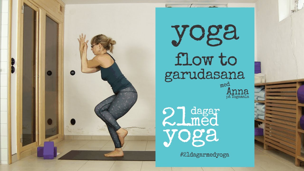 Flow to garudasana - YouTube