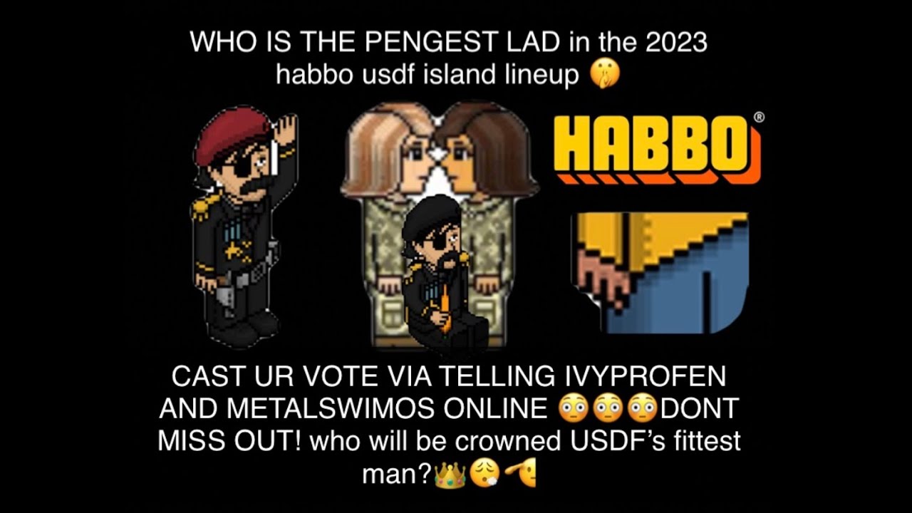 introducing usdf habbo island contestants🏝️💖 - YouTube