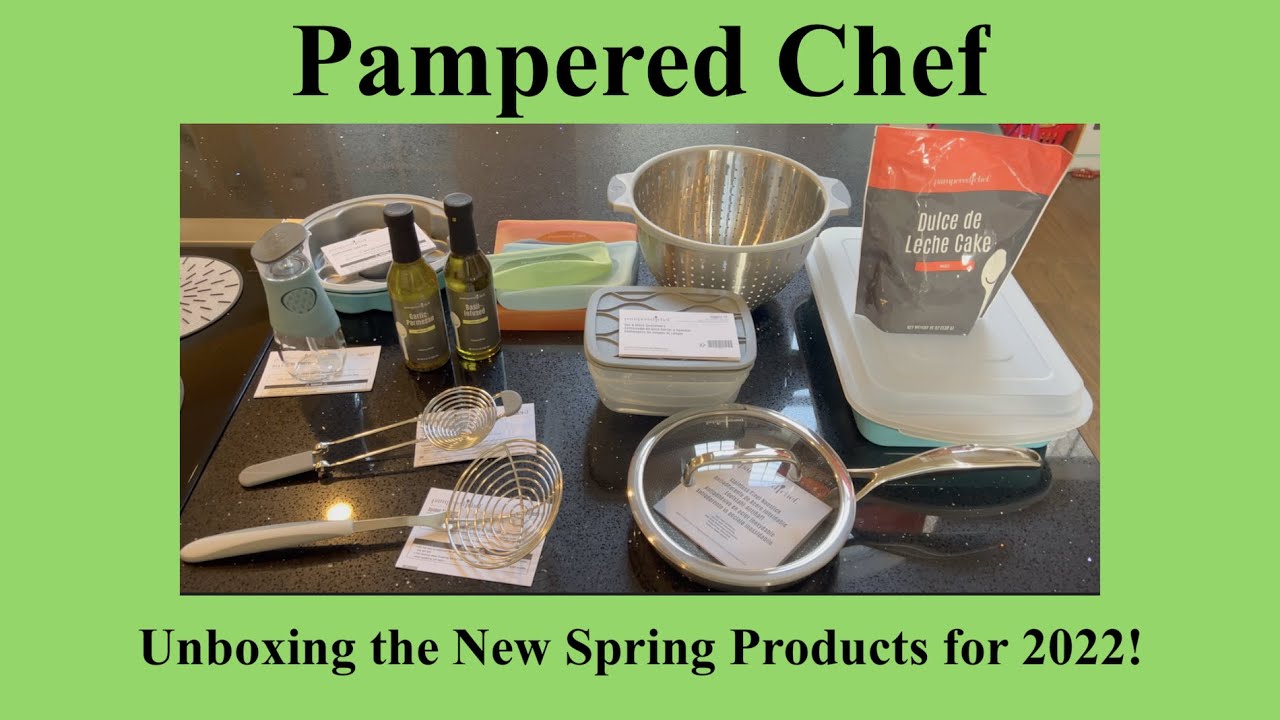 Pampered Chef - Unboxing the New Spring Products for 2022! - YouTube