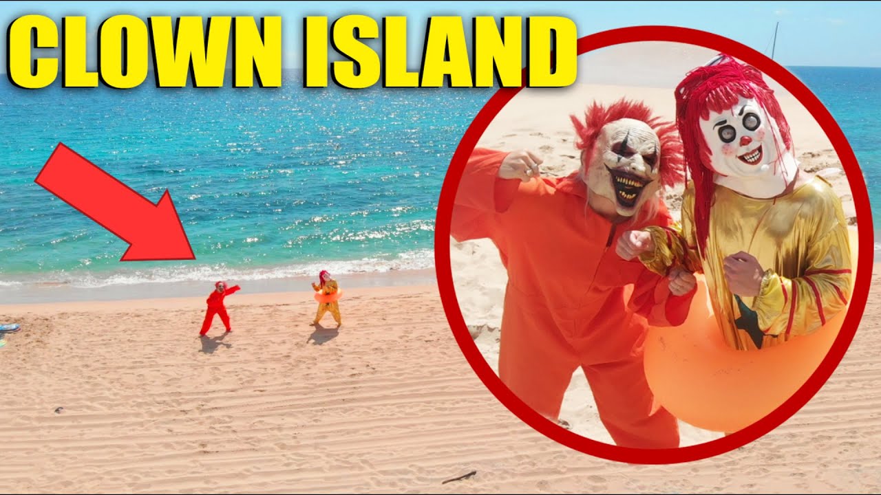 if you see clowns FIGHTING on CLOWN ISLAND, Escape the Island! (FIGHT ...