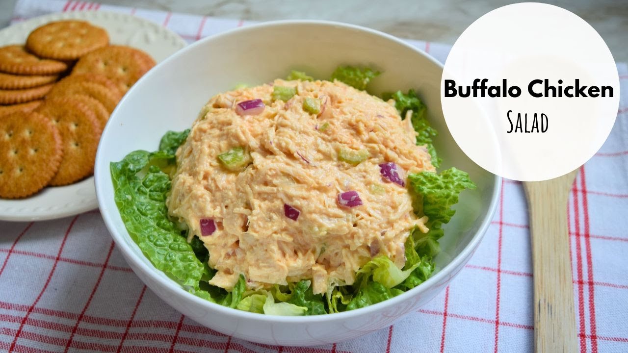 Easy Buffalo Chicken Salad | Canned Chicken Recipes | Budget-Friendly ...