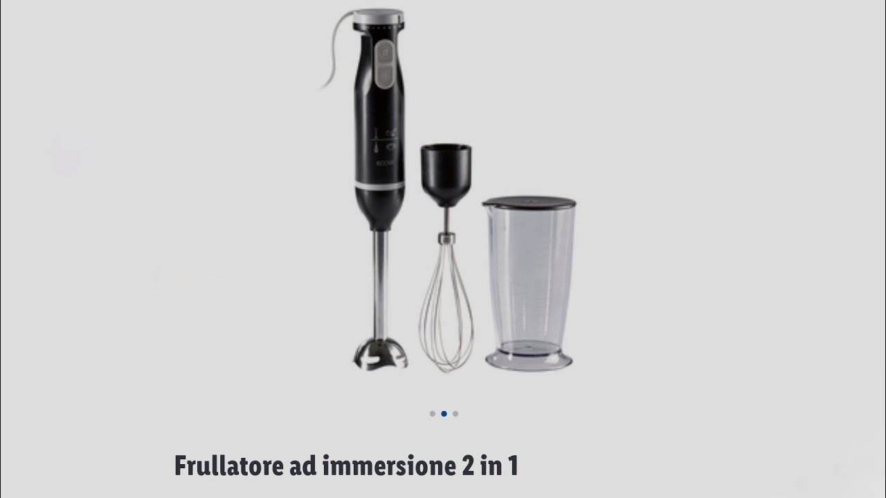 SET FRULLATORE A IMMERSIONE - SILVER CREST (LIDL) - YouTube