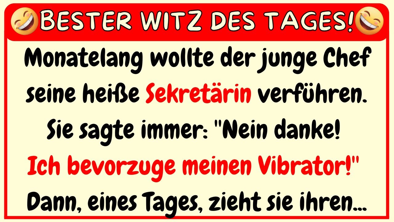 😁BESTER WITZ DES TAGES! Nach monatelangem Versuch, mit seiner ...