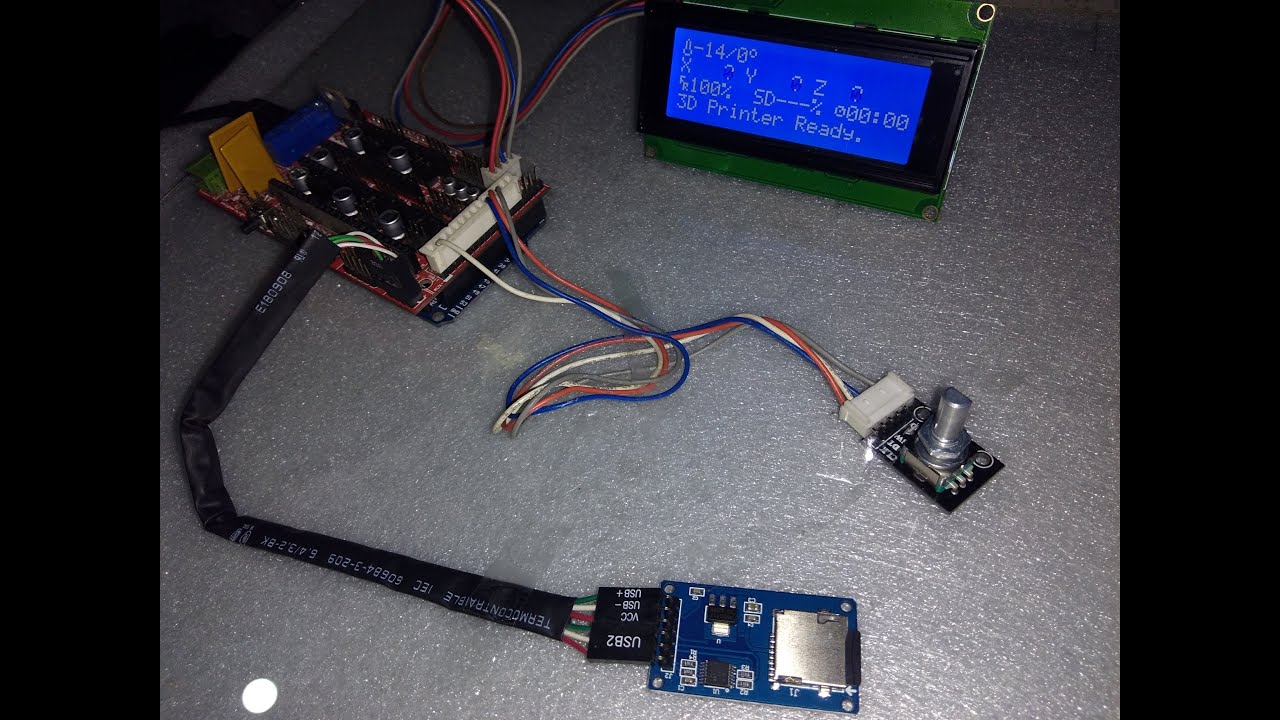 Muestra de funcionamiento . Lcd Display 20x04 atraves de i2c - hd44780 ...