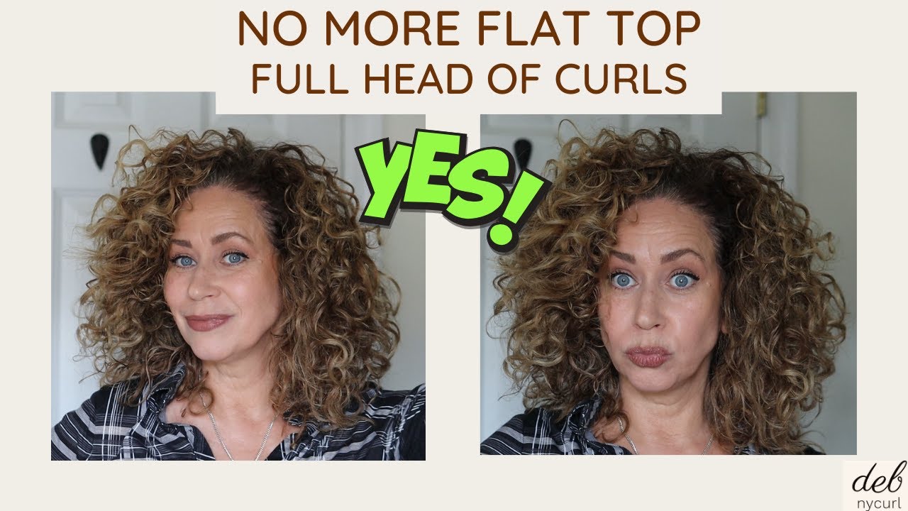 CURLY HAIR | Get Rid of Flat Roots and Boost CURLY Hair VOLUME! - YouTube