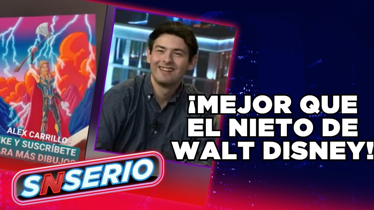 ¿Alex Carillo le gana al nieto de Walt Disney? | SNSerio - YouTube