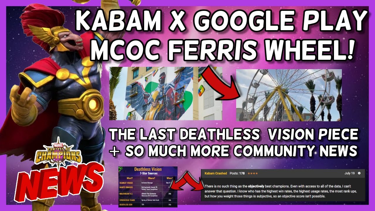 MCOC Ferris Wheel at SDCC | Kabam Know The Best or Most Used Champs ...