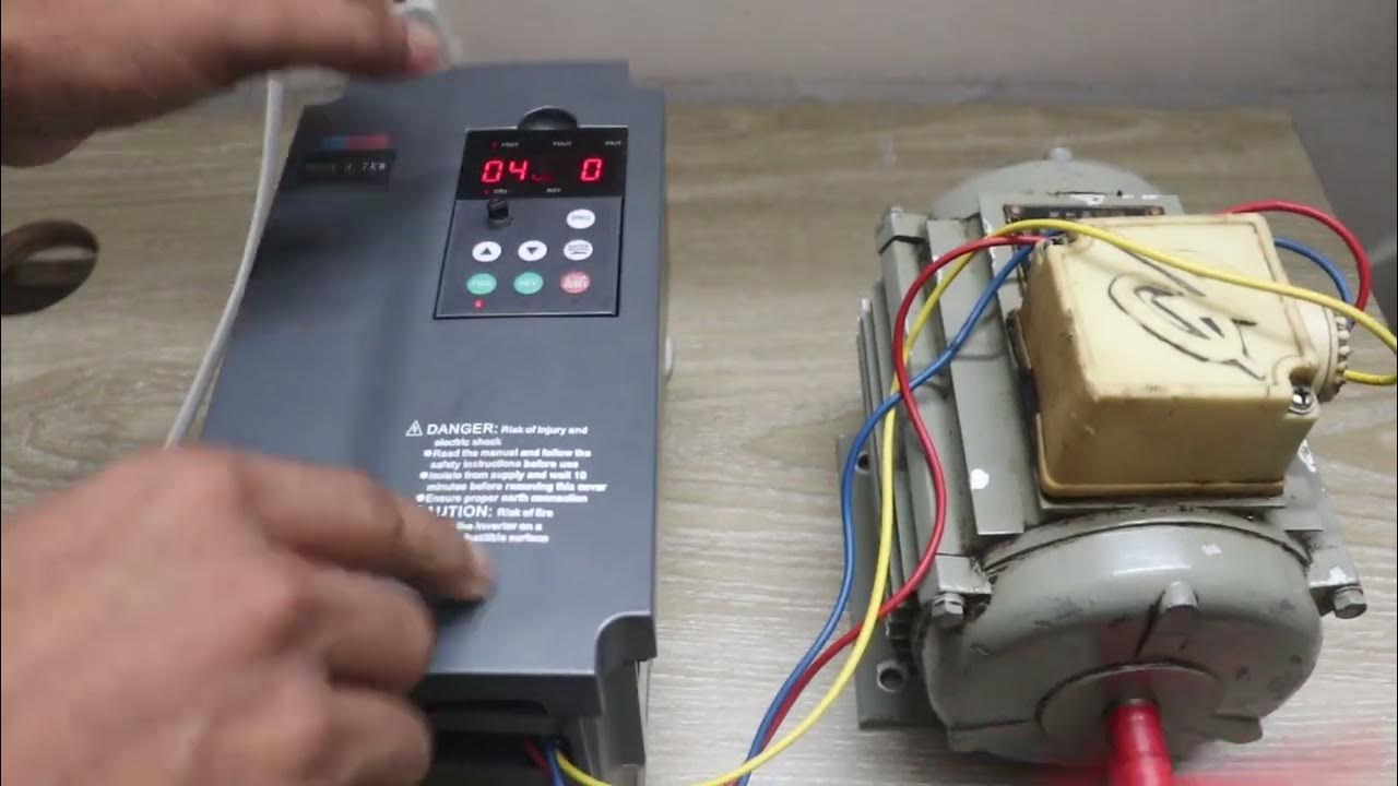 3 Phase Induction Motor control using VFD - YouTube