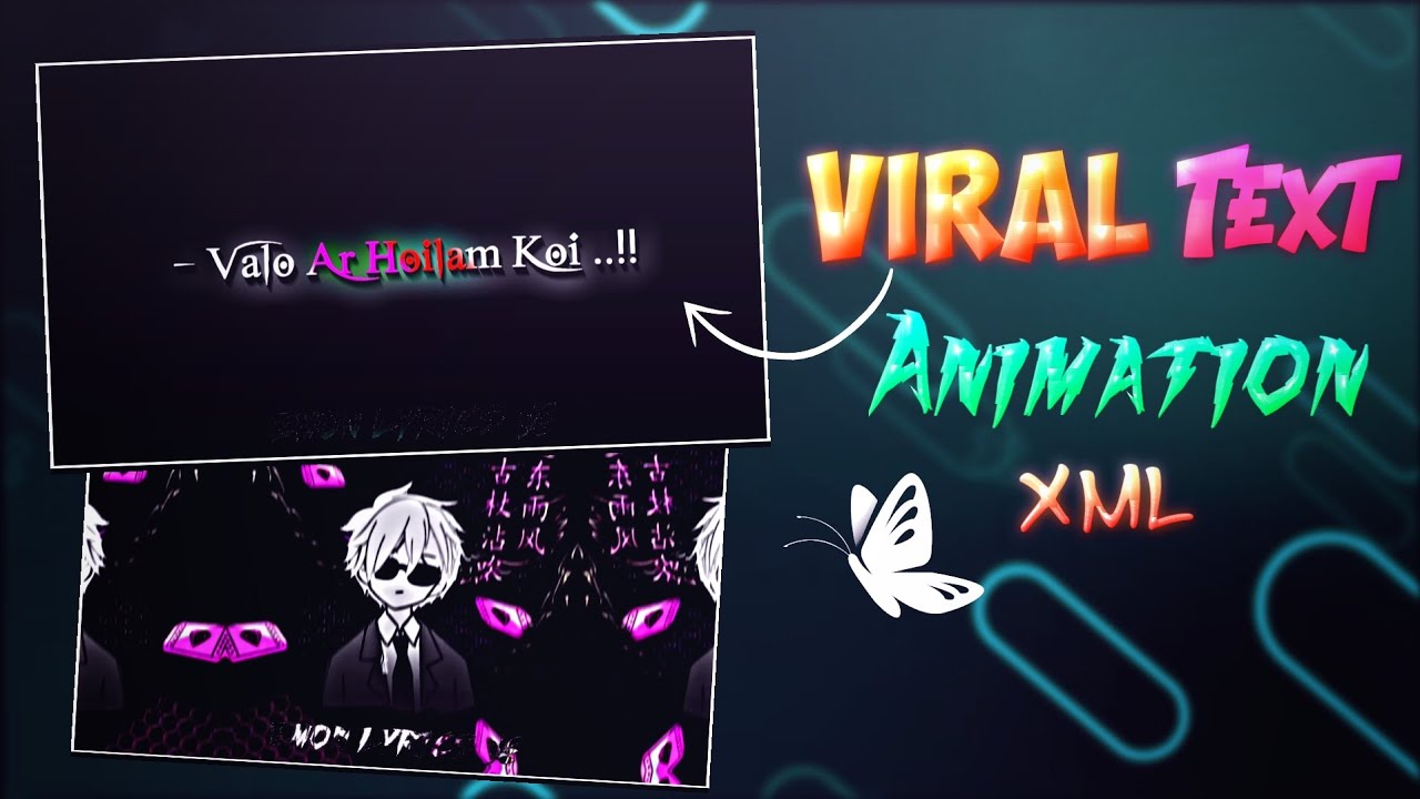 EAlight Motion New Text And Shake Effect Xml || New Attitude Lyrics Vedio Xml || Emon Editz ...