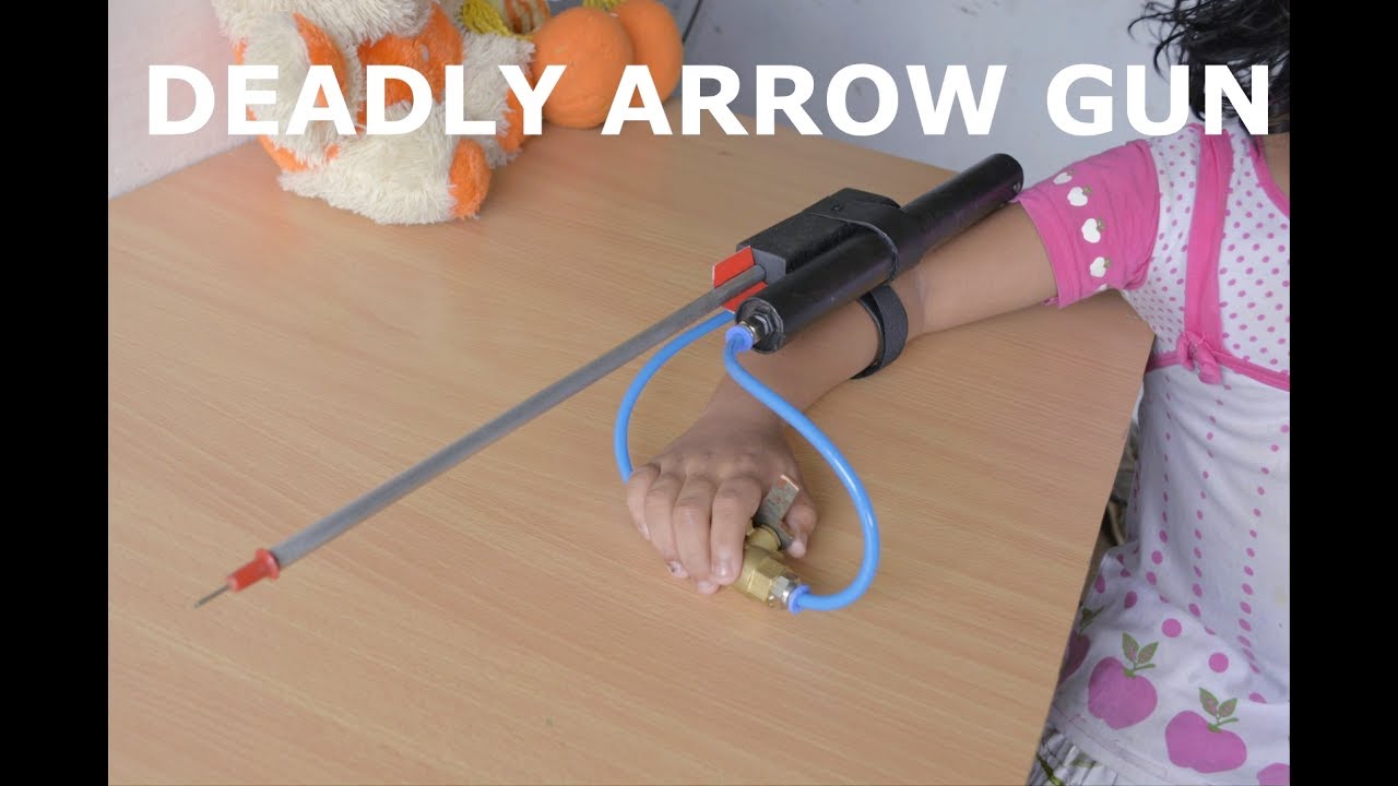 Assassin's creed Weapon Wrist Mounted Arrow Airgun - YouTube