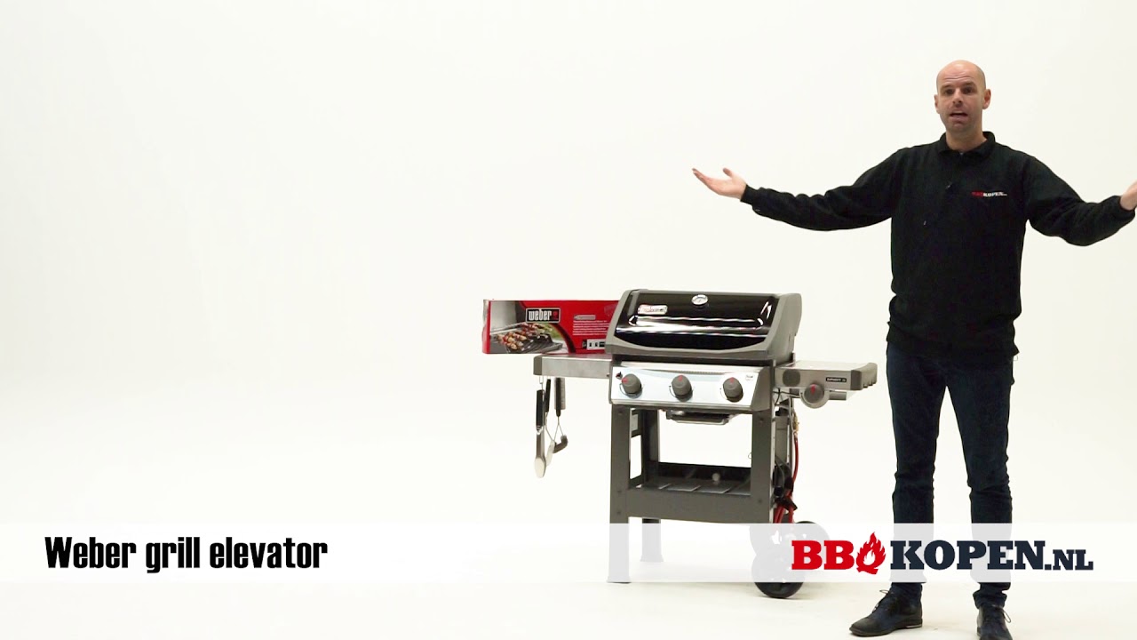 Weber Grill Elevator - BBQkopen.nl - YouTube