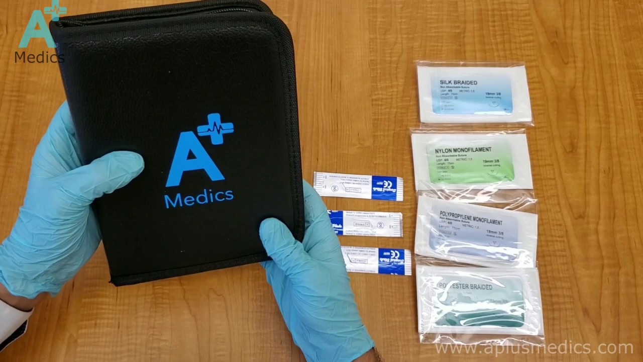 Suture Practice Kit Instrument Introduction | A Plus Medics Kit - YouTube