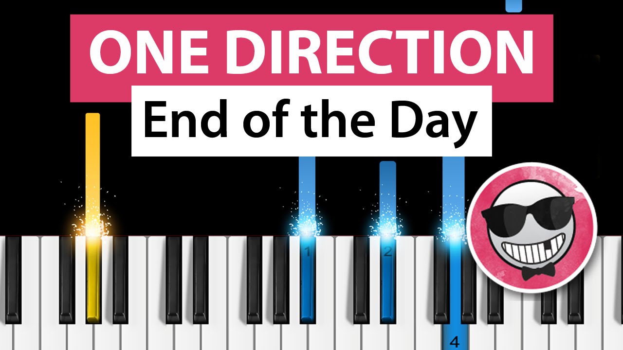 One Direction - End of the Day - Piano Tutorial - How to Play - YouTube