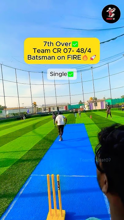 7th Over - Batsman strikes🔥🚀 - Team CR 07- 48/4 #shorts #myshorts #teamcricket07 - YouTube
