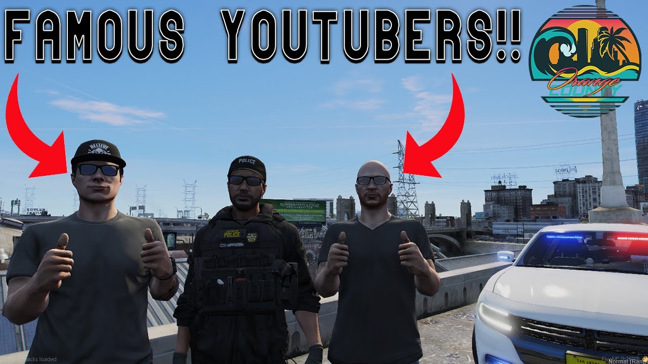 Meeting Famous YouTubers in OCRP | OCRP #41 - YouTube