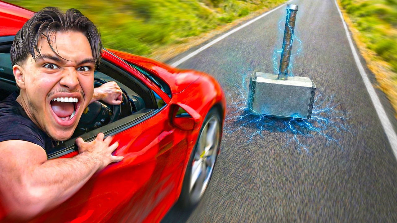 Je Tente de FONCER à 500KM/H dans le MARTEAU de THOR ! (Beam NG) - YouTube