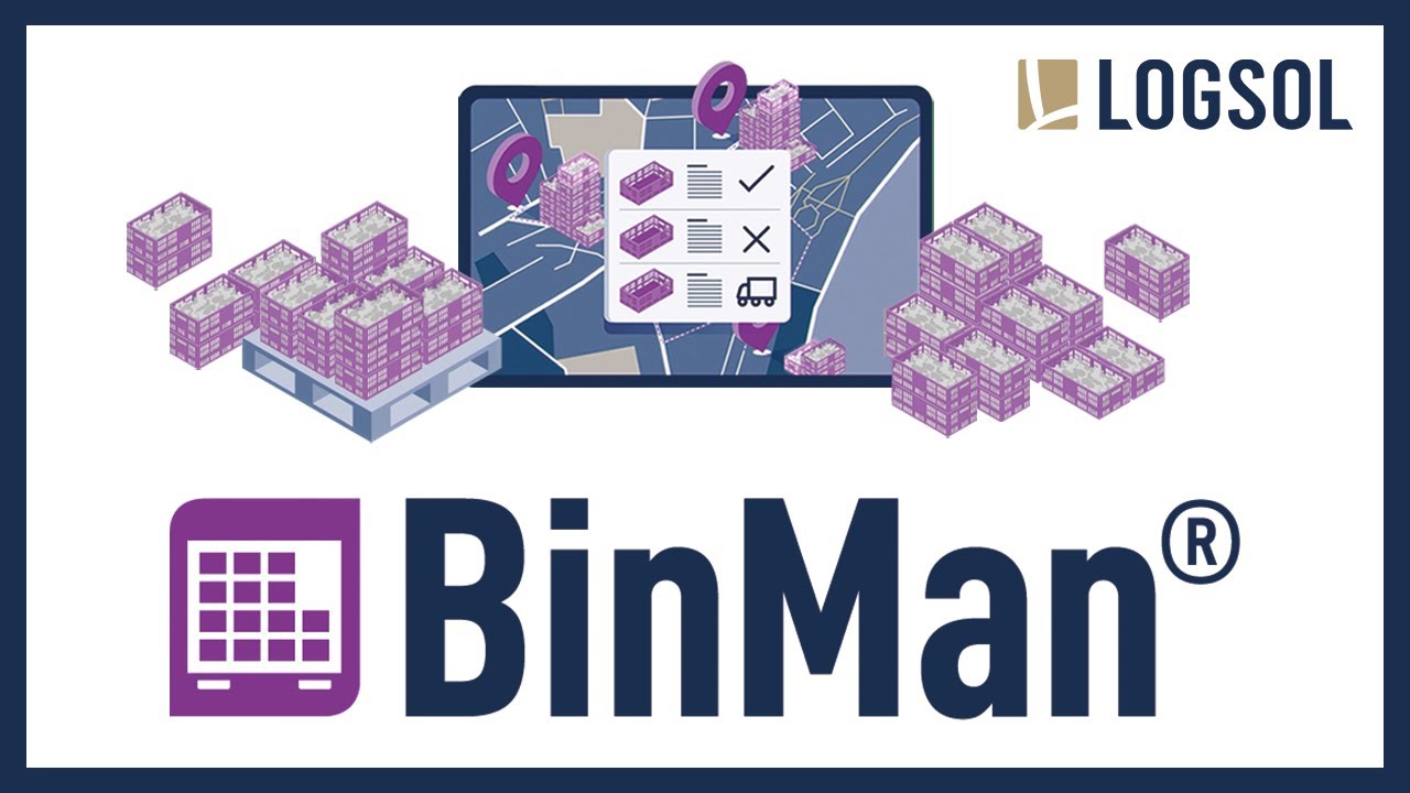 Behältermanagement mit BinMan® von LOGSOL - YouTube