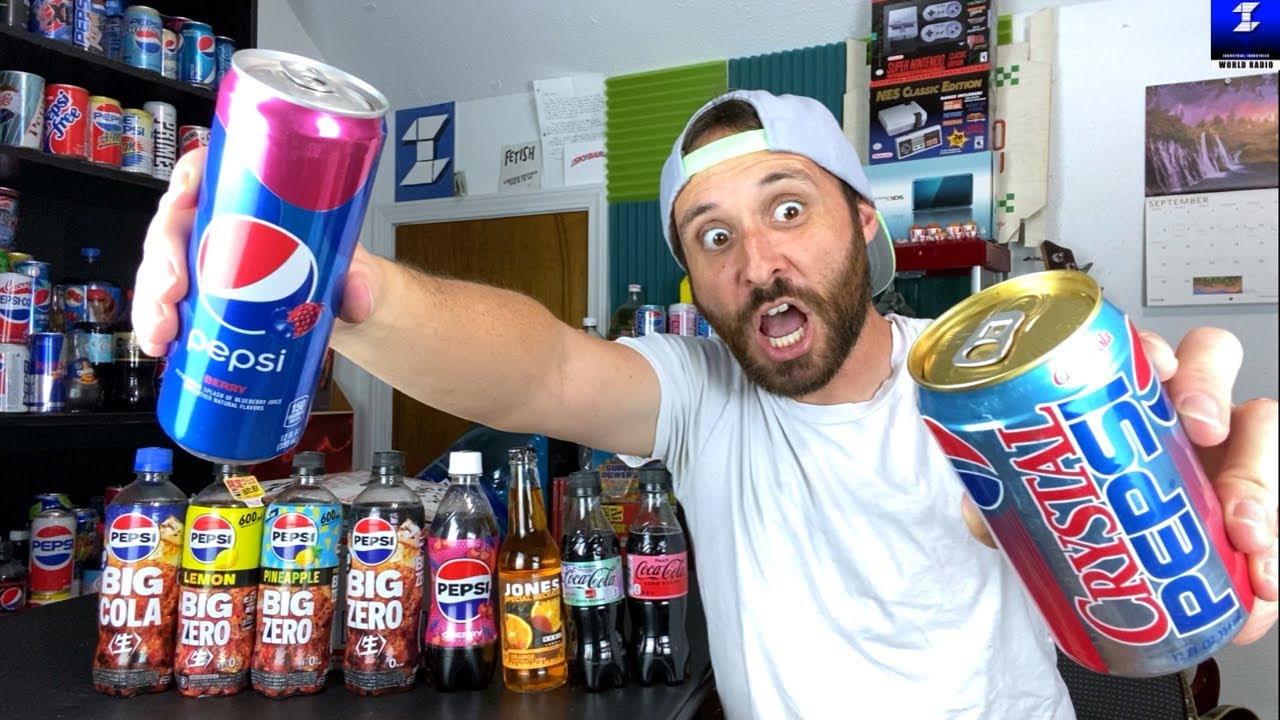 Crystal Pepsi & Rare Soda Unboxing from @maximusthe4th - YouTube