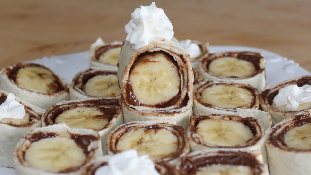 Banana Nutella Sushi Rolls! ~Tasty & Quick Recipes - YouTube