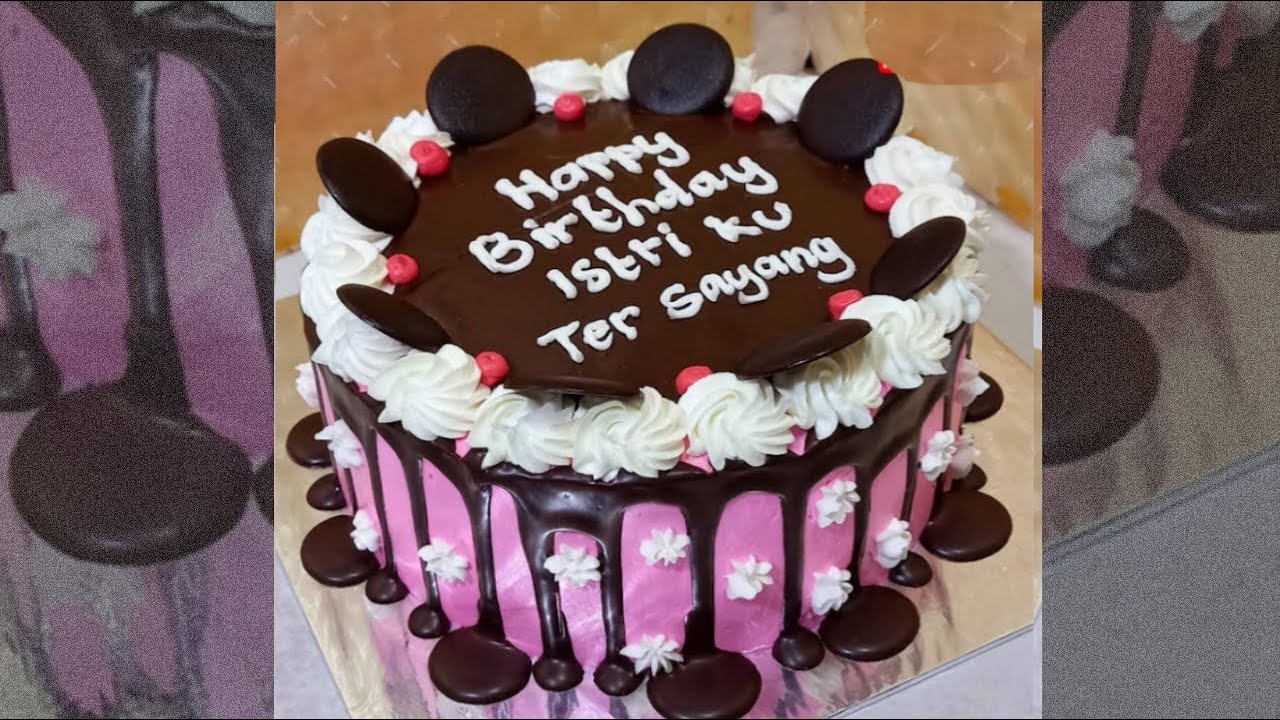 TANPA CETAKAN !! PEMULA PASTI BISA | KUE ULTAH SIMPLE YANG MENARIK ...