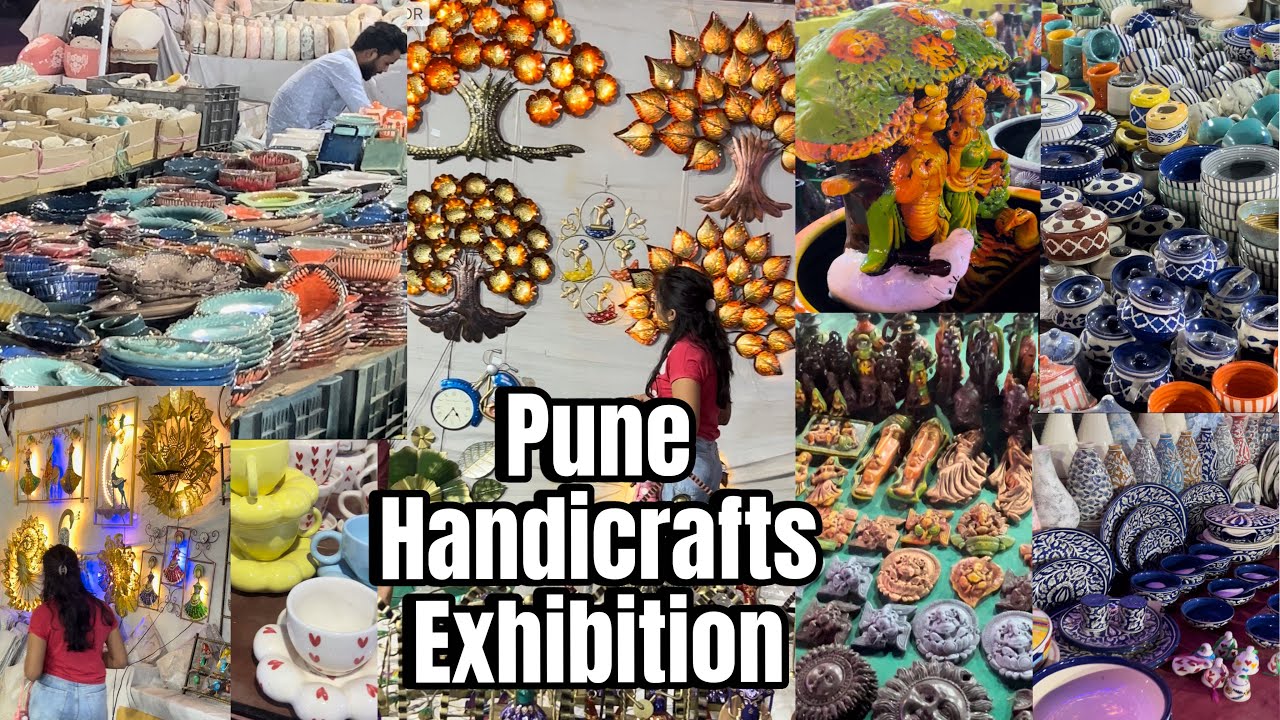 Pune Handicrafts Exhibition | Expo 2024 | Seema Pande - YouTube