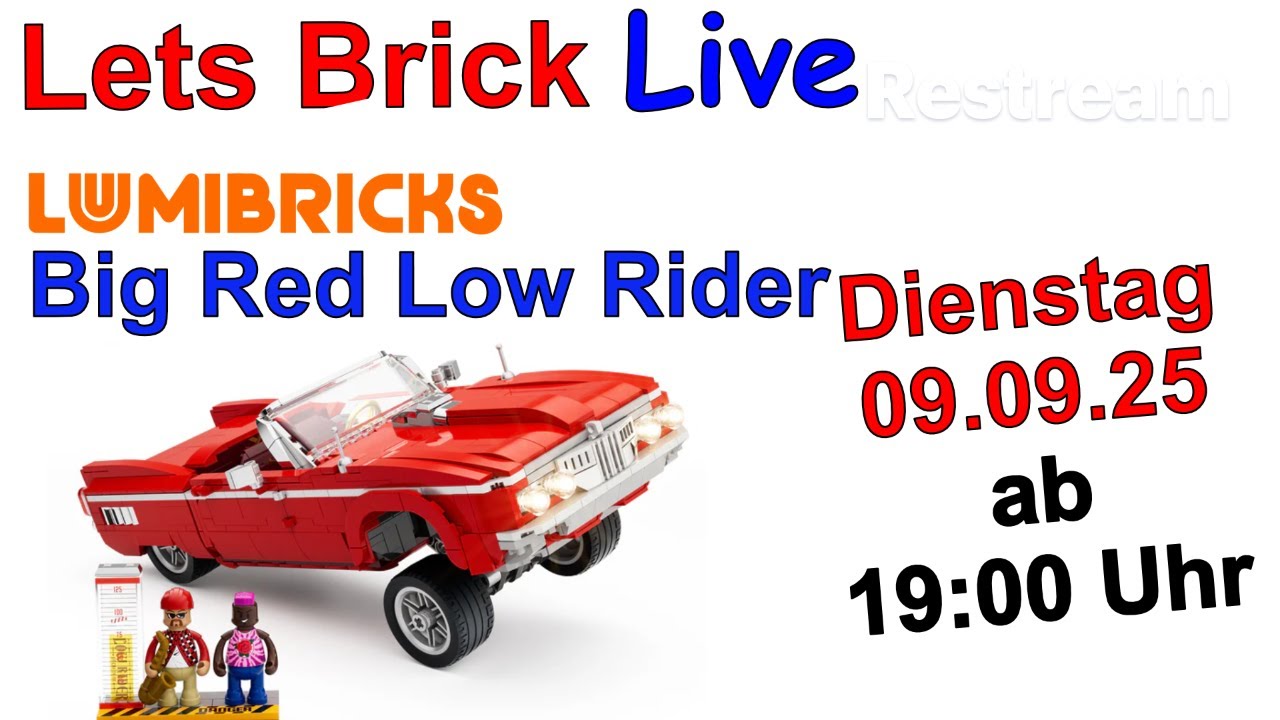Lets Brick Live - ab 19:00 Uhr - Lumibricks Sets #217 - YouTube