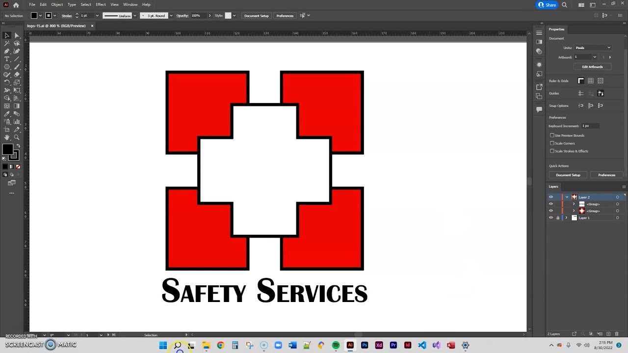 Time Lapse - Geometric Logo Creation Process - YouTube