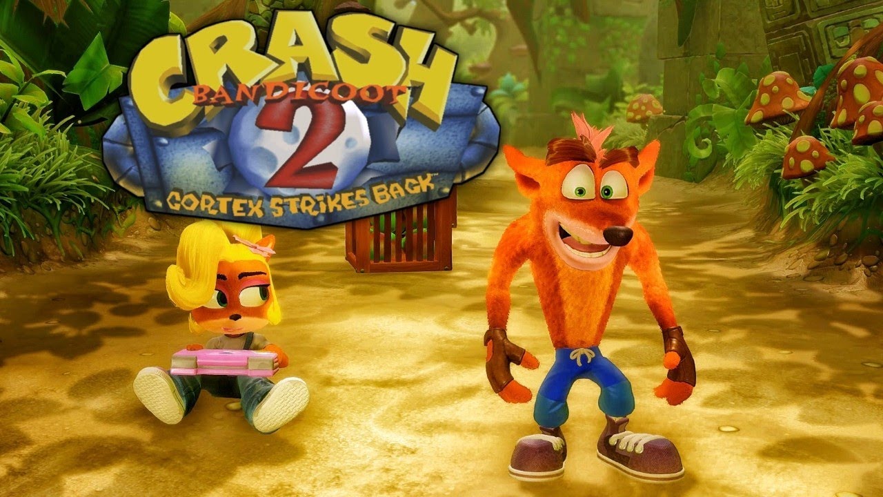 CRASH BANDICOOT 2 #1 - O início do gameplay, Crash é um cara muito ...