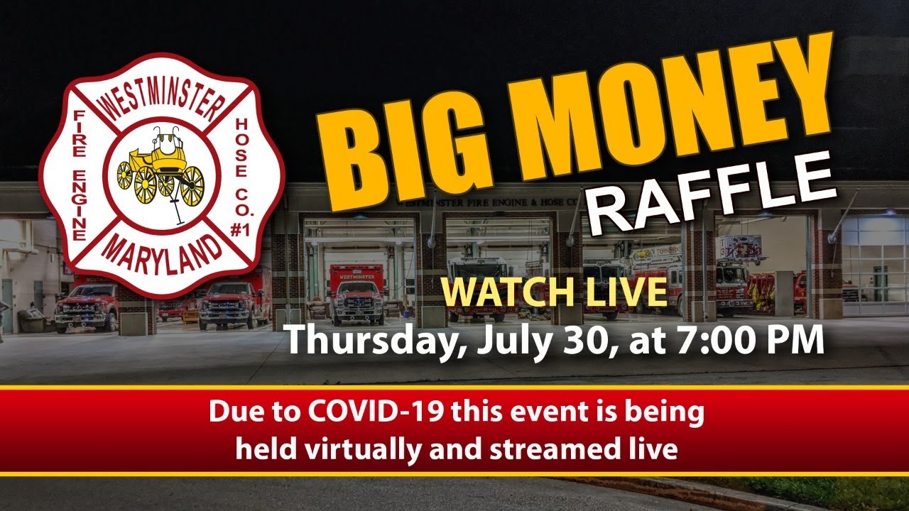 Westminster Fire Department Big Money Raffle - YouTube