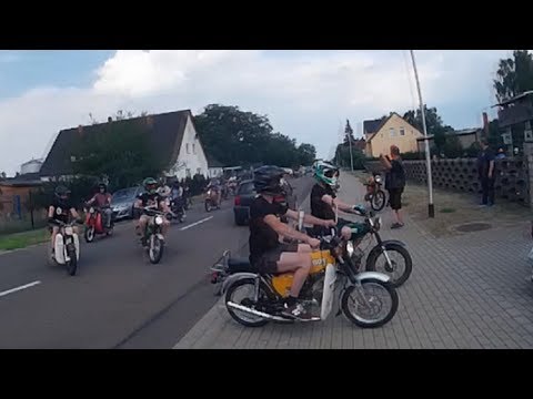 1. Simson/MZ Treffen Oebisfelde Ausfahrt 09.06.2018