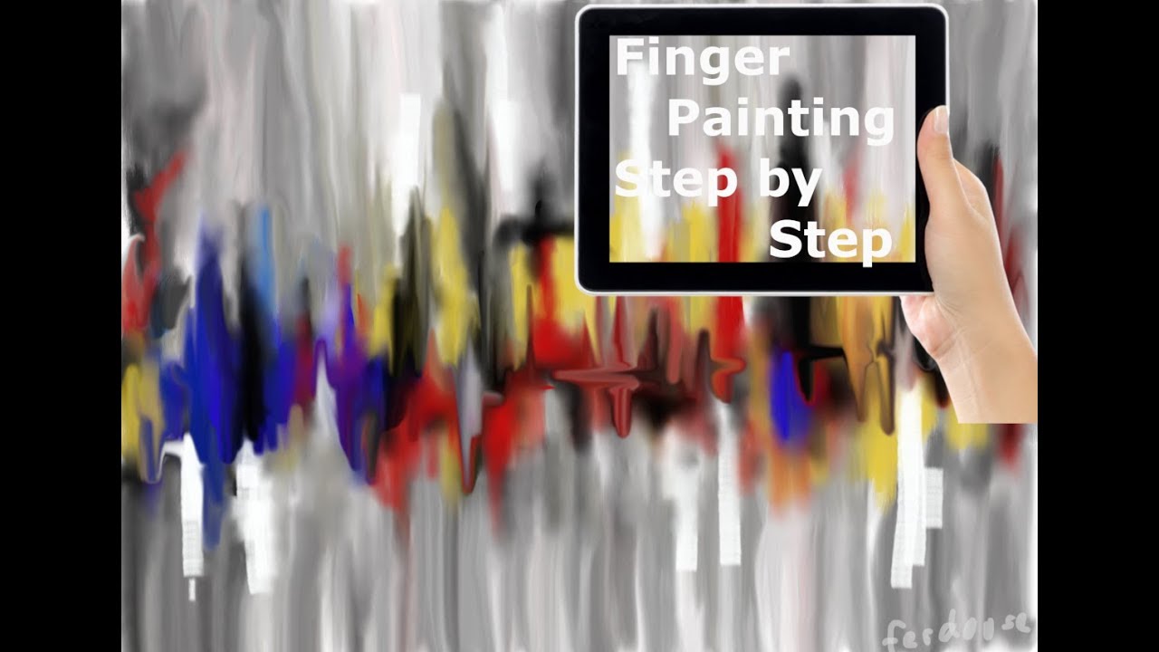 Digital Art Finger Painting | Draw an Abstract Line Art | Daily Drawing ...