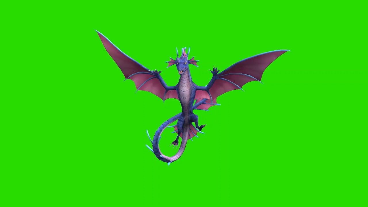 Dragon green screen effect - YouTube